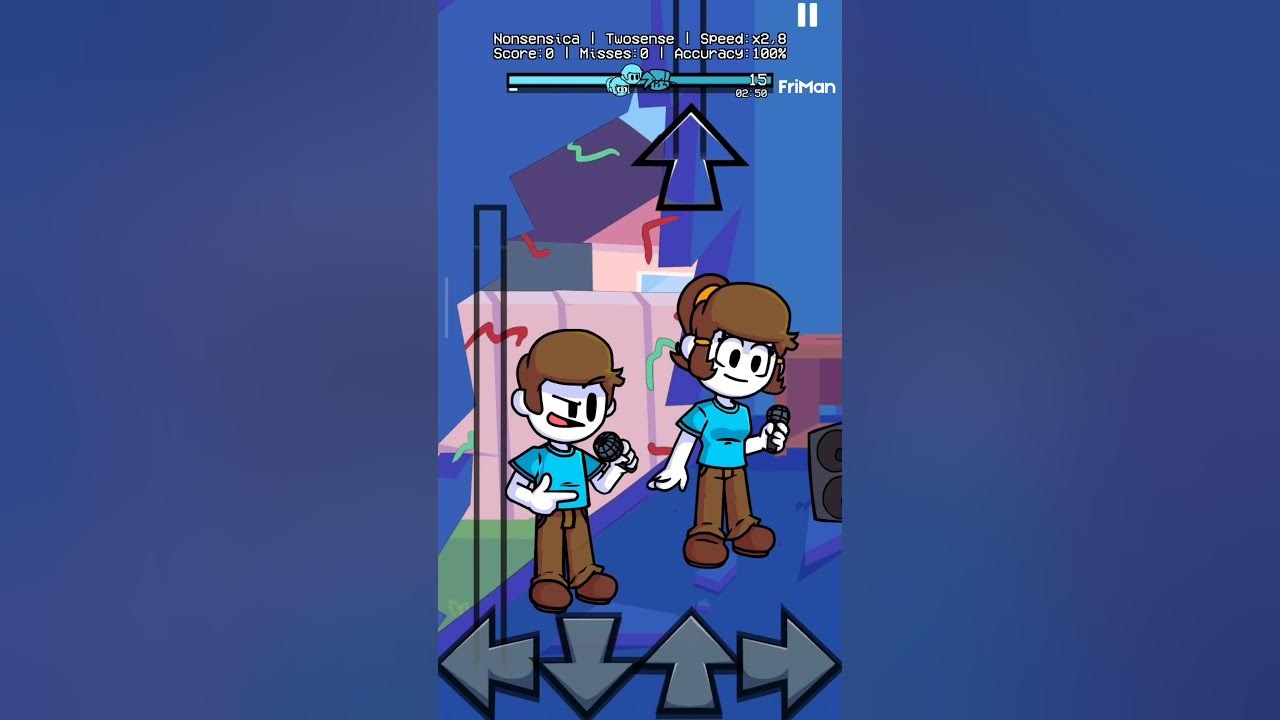 Fnf Vs Twosense Nonsensica Part 1 Tik Tok Shorts Youtube