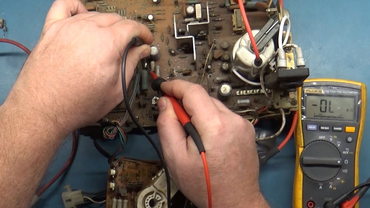 19" G07-CBO Arcade Monitor Chassis Repair - Exploded R421, Blown F901 ...