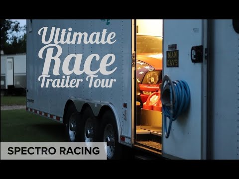 The ULTIMATE RV & Racecar Setup? Tour my 48ft toy-hauler with a gaming ...