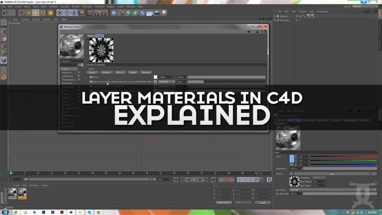 Tutorial: Material Layers in C4D! - YouTube
