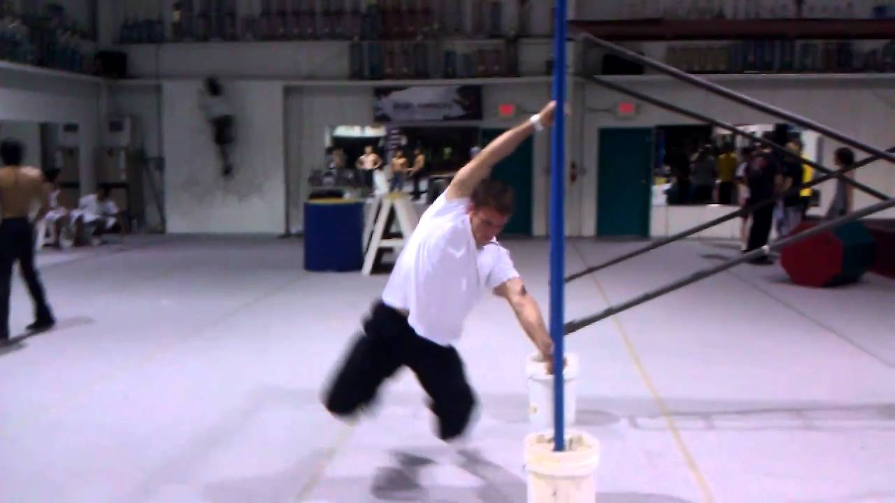 Doing the ultimate flag pole - YouTube