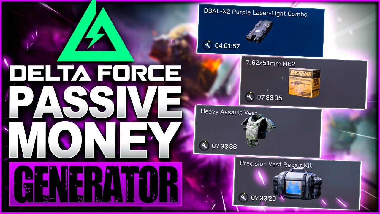DELTA FORCE how to make money SUPER FAST passively - YouTube
