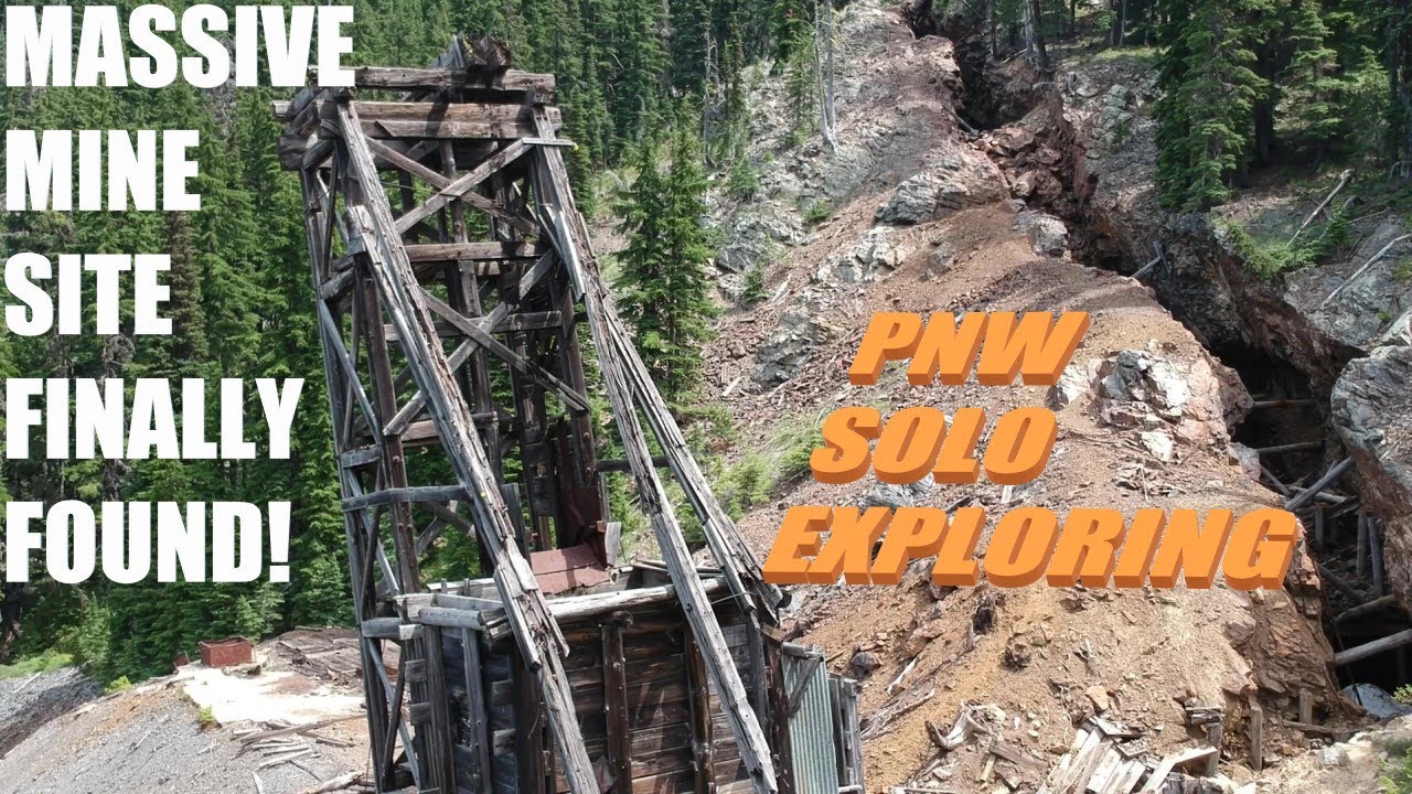 PNW Exploring: Finally Finding the Huge Mine Site - YouTube