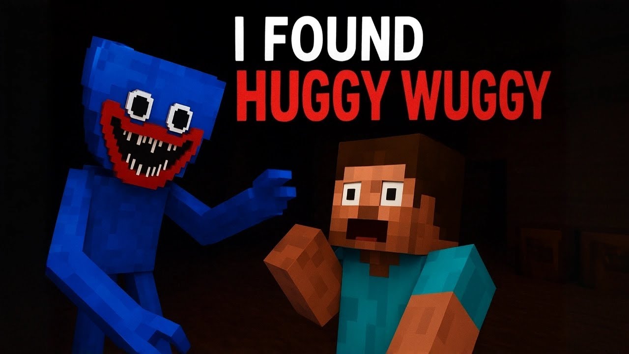 I Found HUGGY WUGGY in Minecraft 😨 (Scary Encounter)