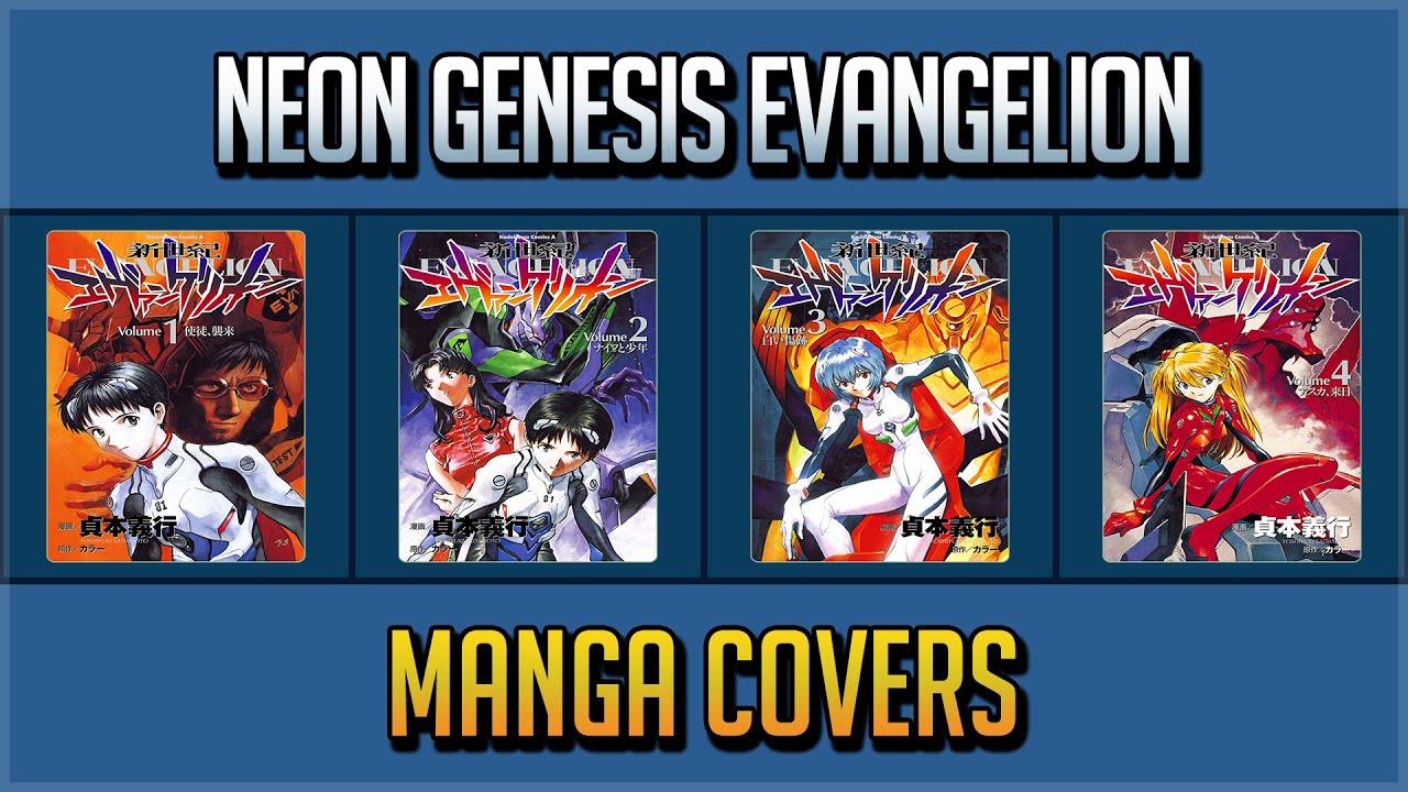 NEON GENESIS EVANGELION MANGA COVERS VOL.1~14 END - YouTube