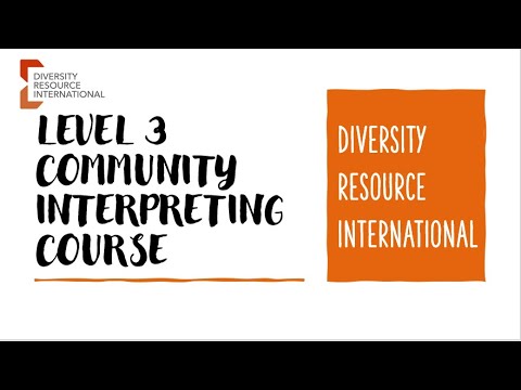 Level 3 Community Interpreting testimonial 2 - YouTube