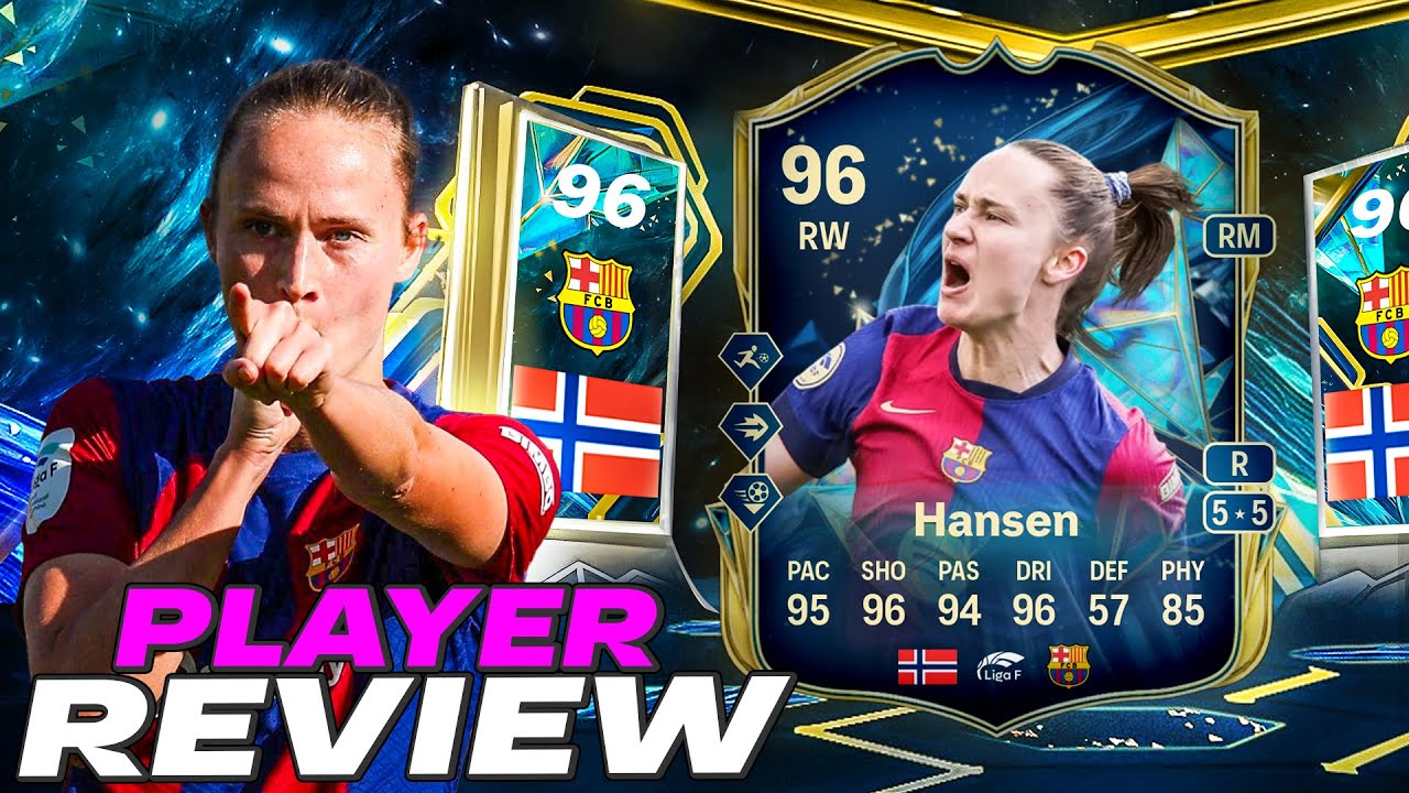 🔥96 TOTS HANSEN PLAYER REVIEW - EA FC 25 ULTIMATE TEAM - YouTube