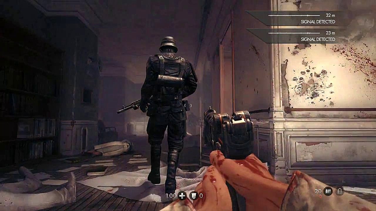 Wolfenstein: The New Order - Chap 2 Asylum: Assault Rifle (Dual Wield ...