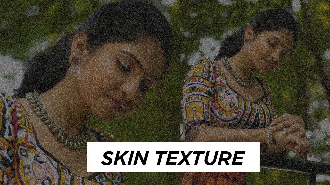 SKIN TEXTURE IN PHOTOSHOP | SKIN RETOUCH | TAMIL - YouTube
