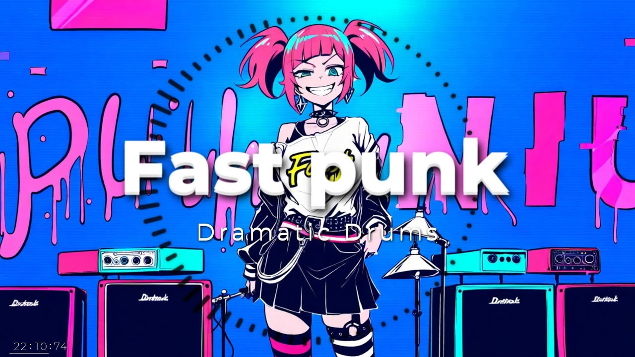 [ 𝐏𝐥𝐚𝐲𝐥𝐢𝐬𝐭 ]🎵Intense Rhythms: Fast Punk with Dramatic Drums🎵 / Fast ...