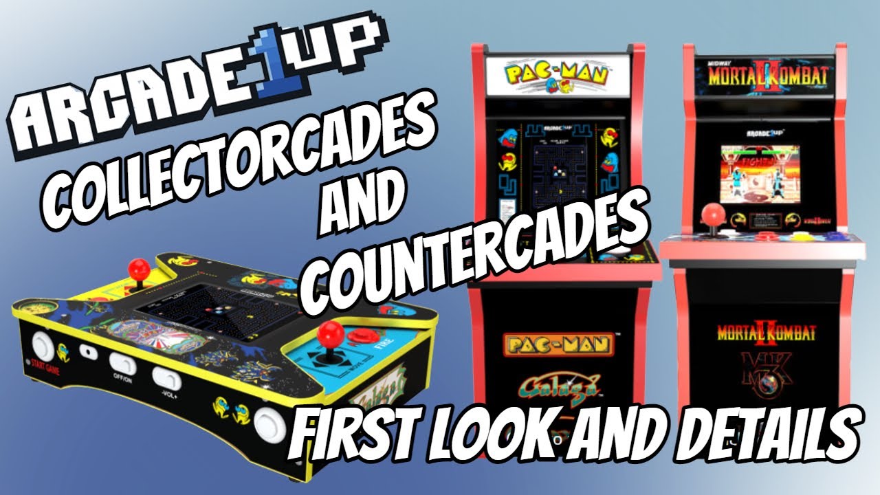 Arcade1up Collectorcades and new Countercades - First Look - YouTube