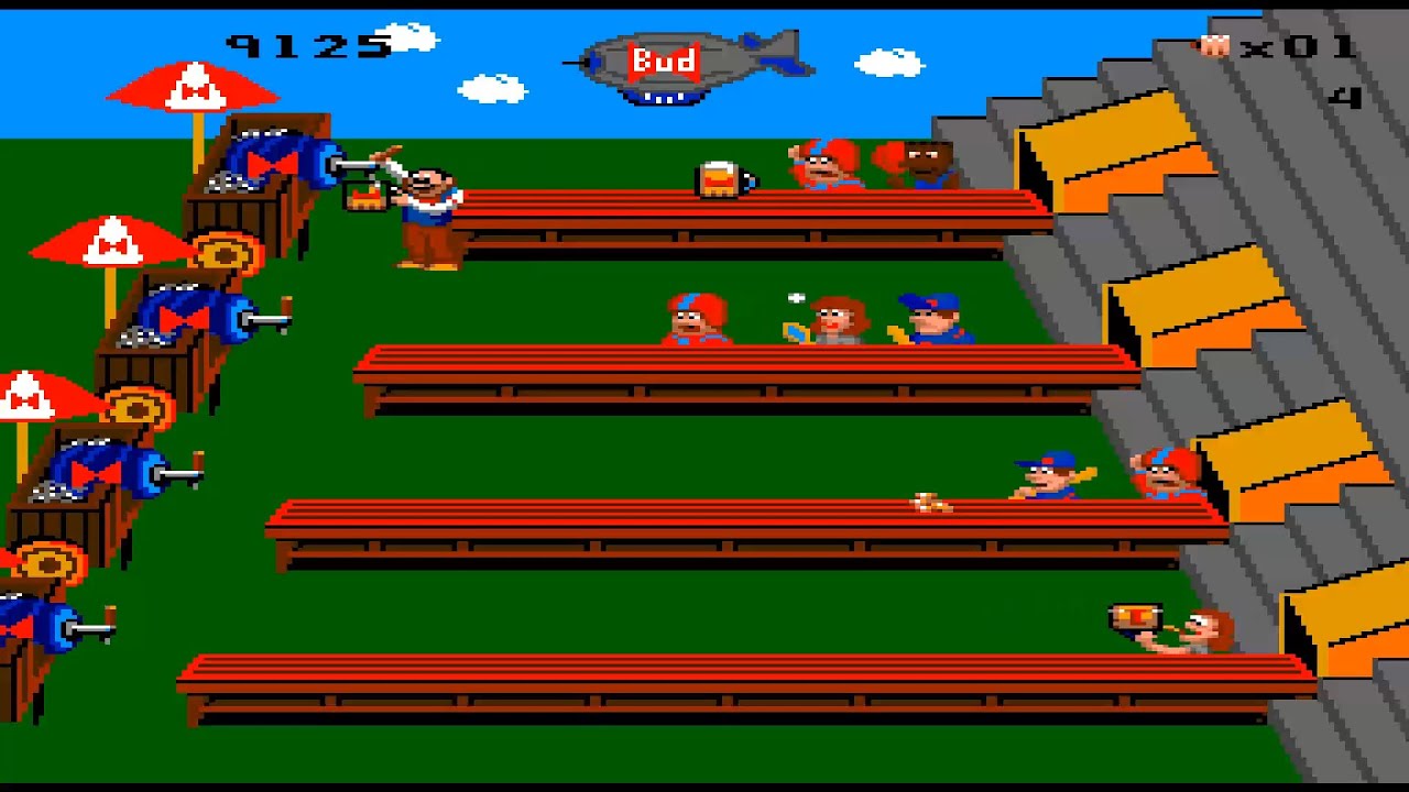 AMIGA Tapper Arcade beer drinking classic on the Amiga gets a great ...