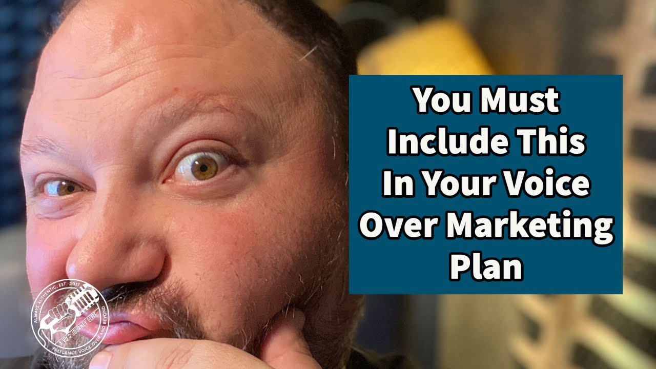You Must Include This In Your Voice Over Marketing Plan - YouTube