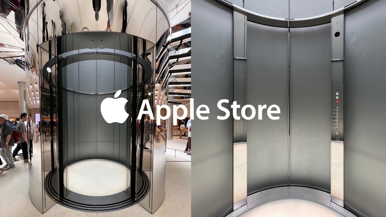 COOL Custom Circular Hydraulic Elevator - Apple Store, 5th Ave - New ...