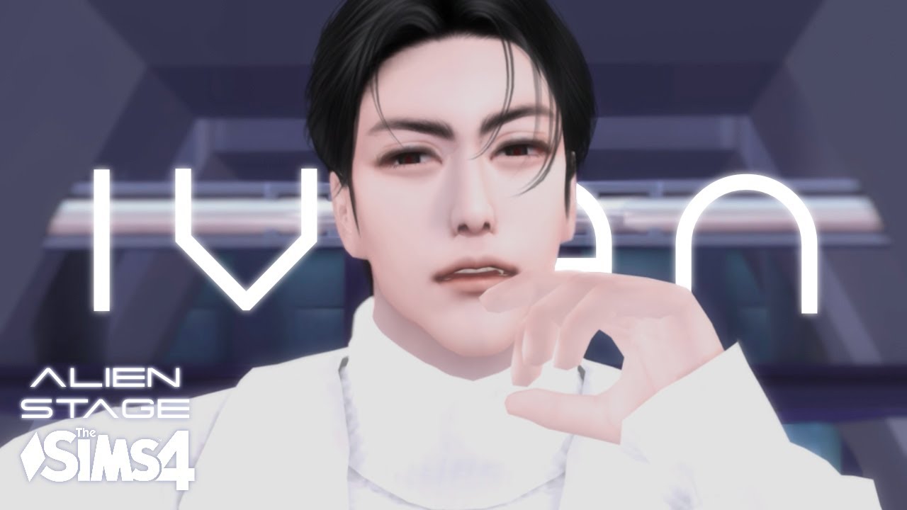 The Sims 4 CAS Showcase | Alien Stage : Ivan - Tray + CC List - YouTube