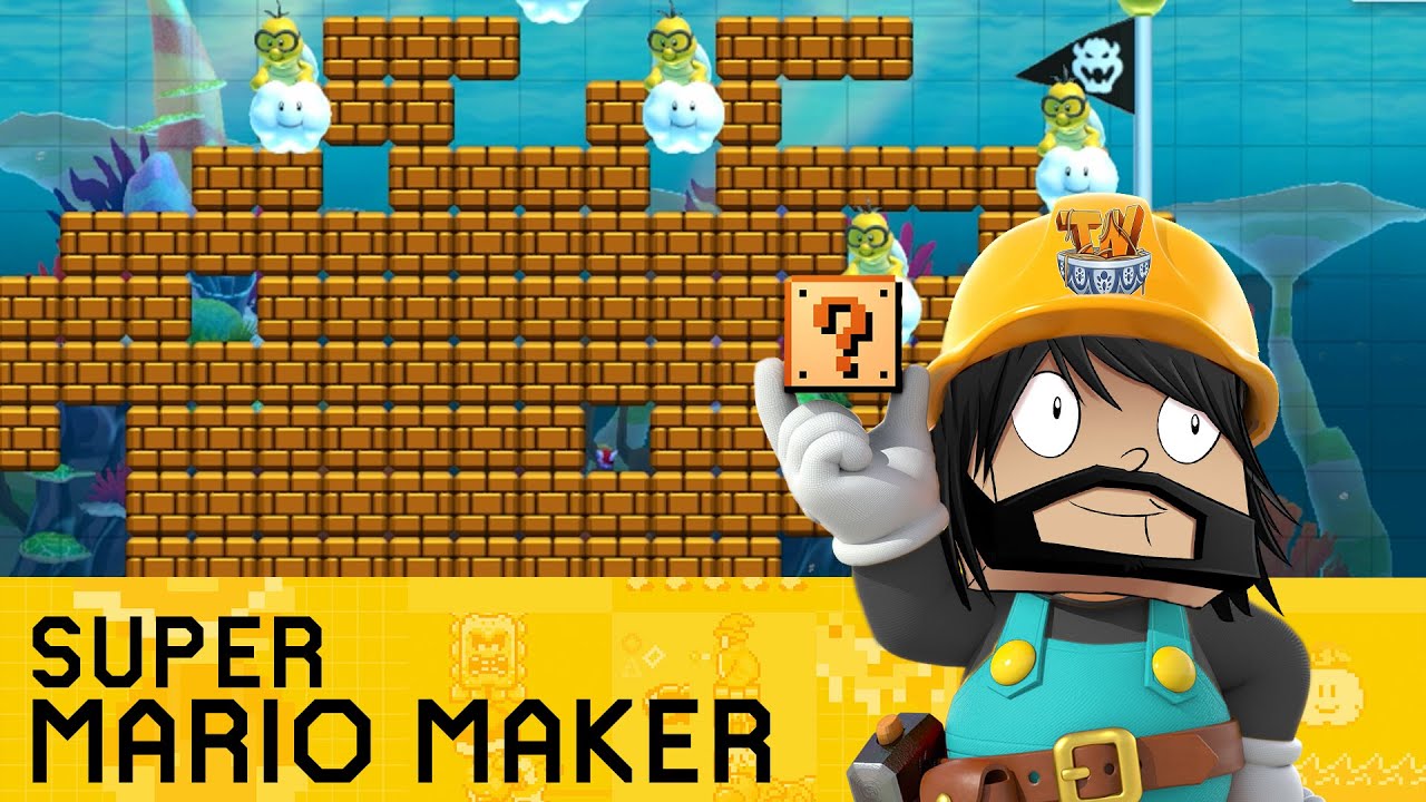 Super Mario Maker - Making My First Level! - YouTube