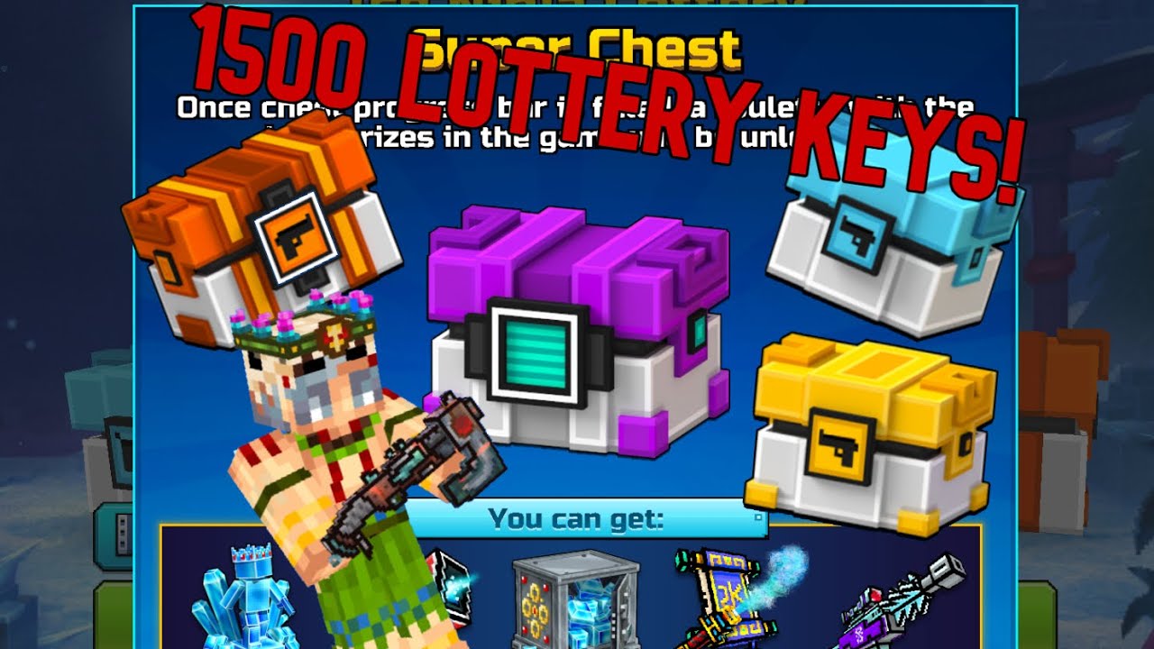 Spending 1500 Keys In The Lottery! (PG3D) - YouTube