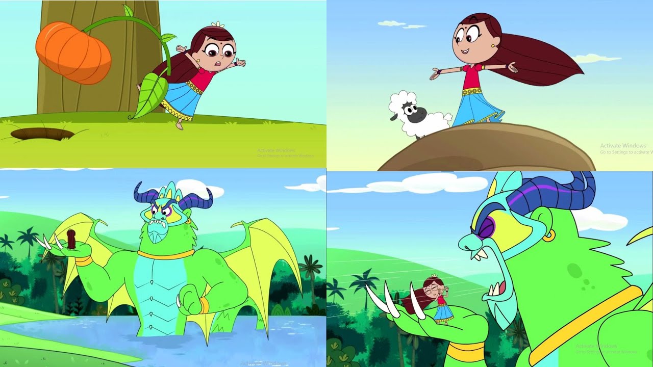 Sukeshini and the lake Demon / Jheel Daanav ( Part 07 ) / #cartoon # ...