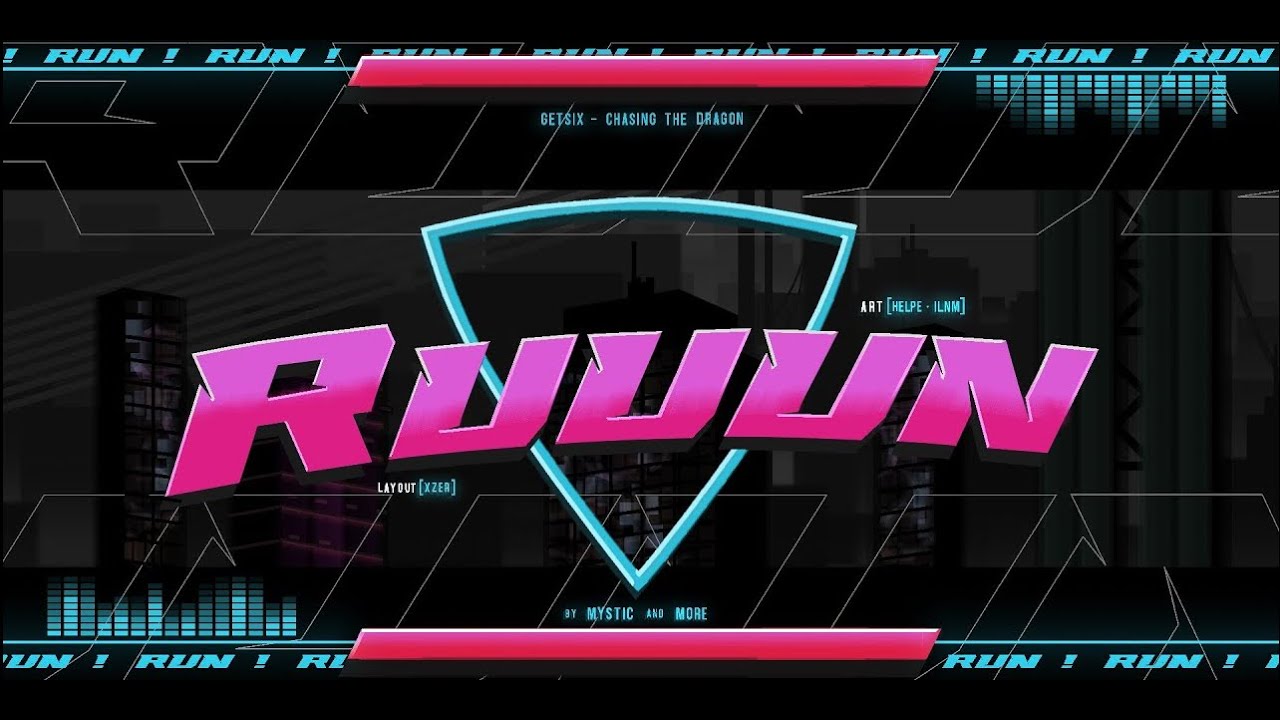 "Ruuun" 100% [Demon] by qMystic and more | Geometry Dash - YouTube