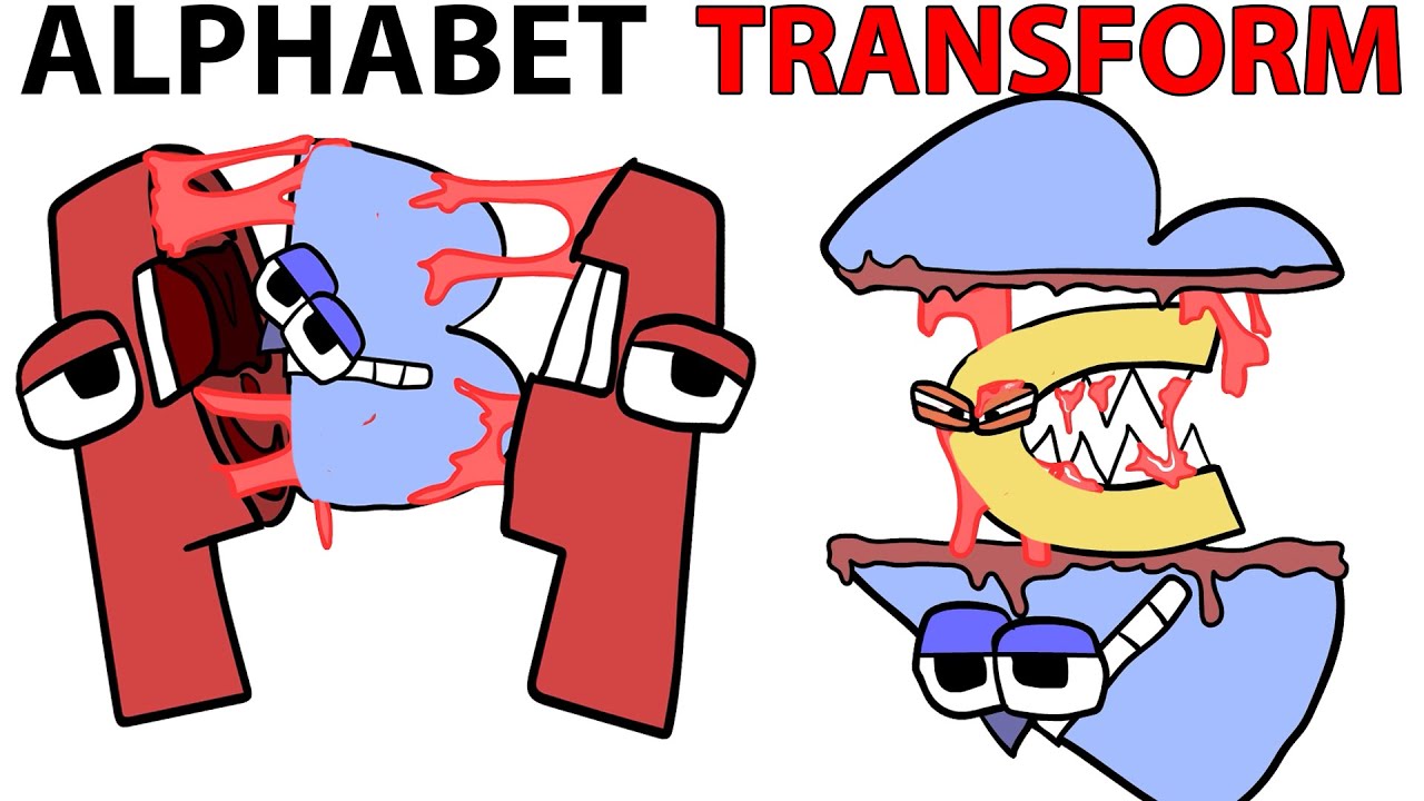 Alphabet Transform Evolution ( A - Z ) - YouTube