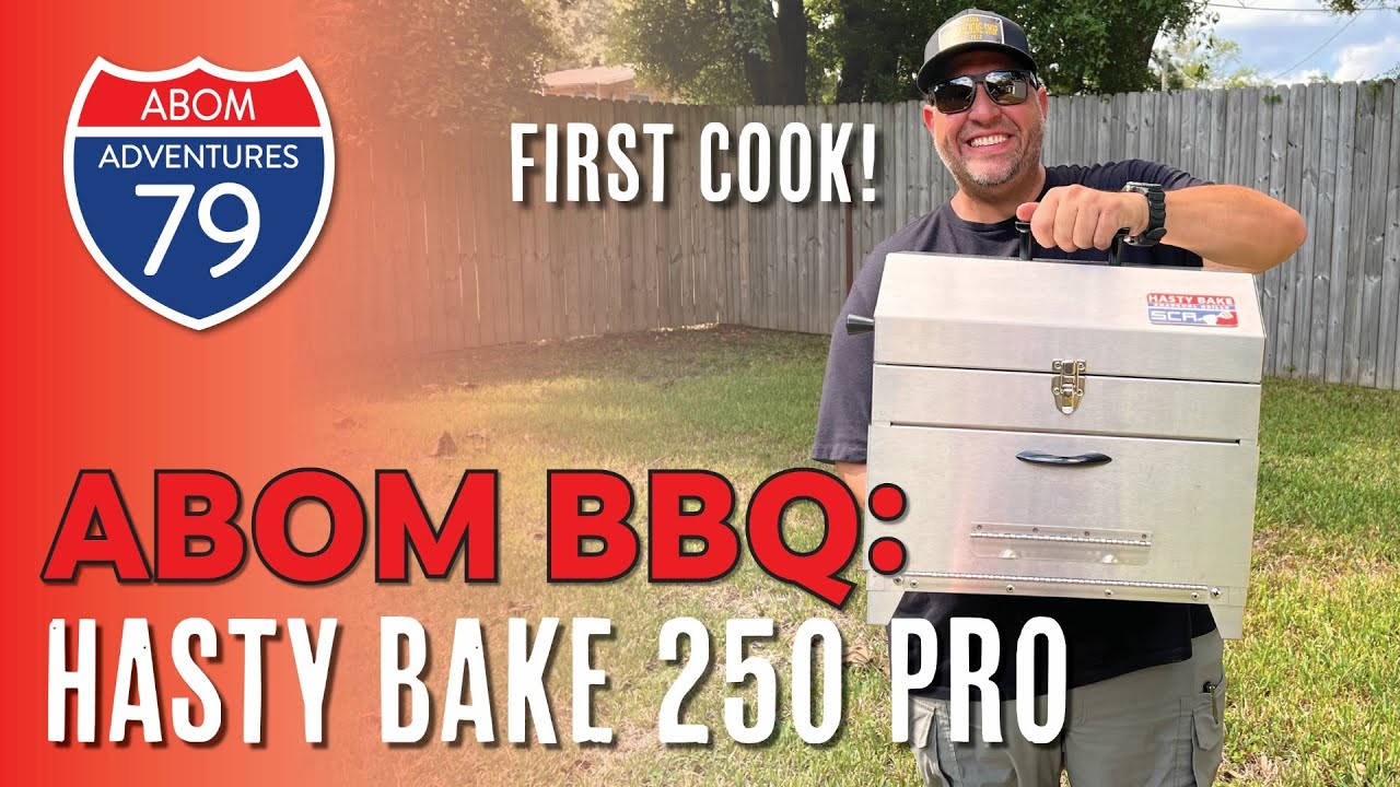 Hasty Bake 250 Pro: First Cook - YouTube