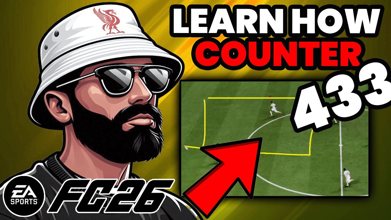 Learn HOW To Counter Attack EFFECTIVELY With The 433🔥FC 26 Guide💪 - YouTube
