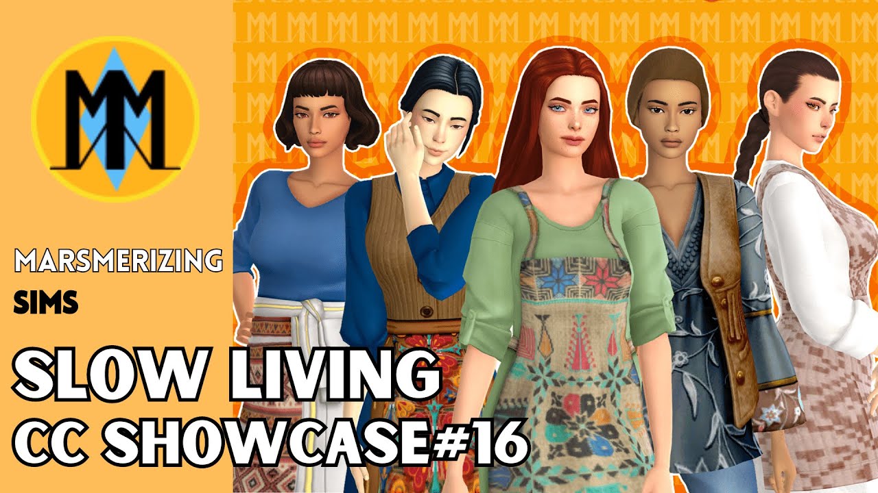 MARSMERIZINGSIMS - Slow Living CC Set | The Sims 4 CC Showcase #16 ...