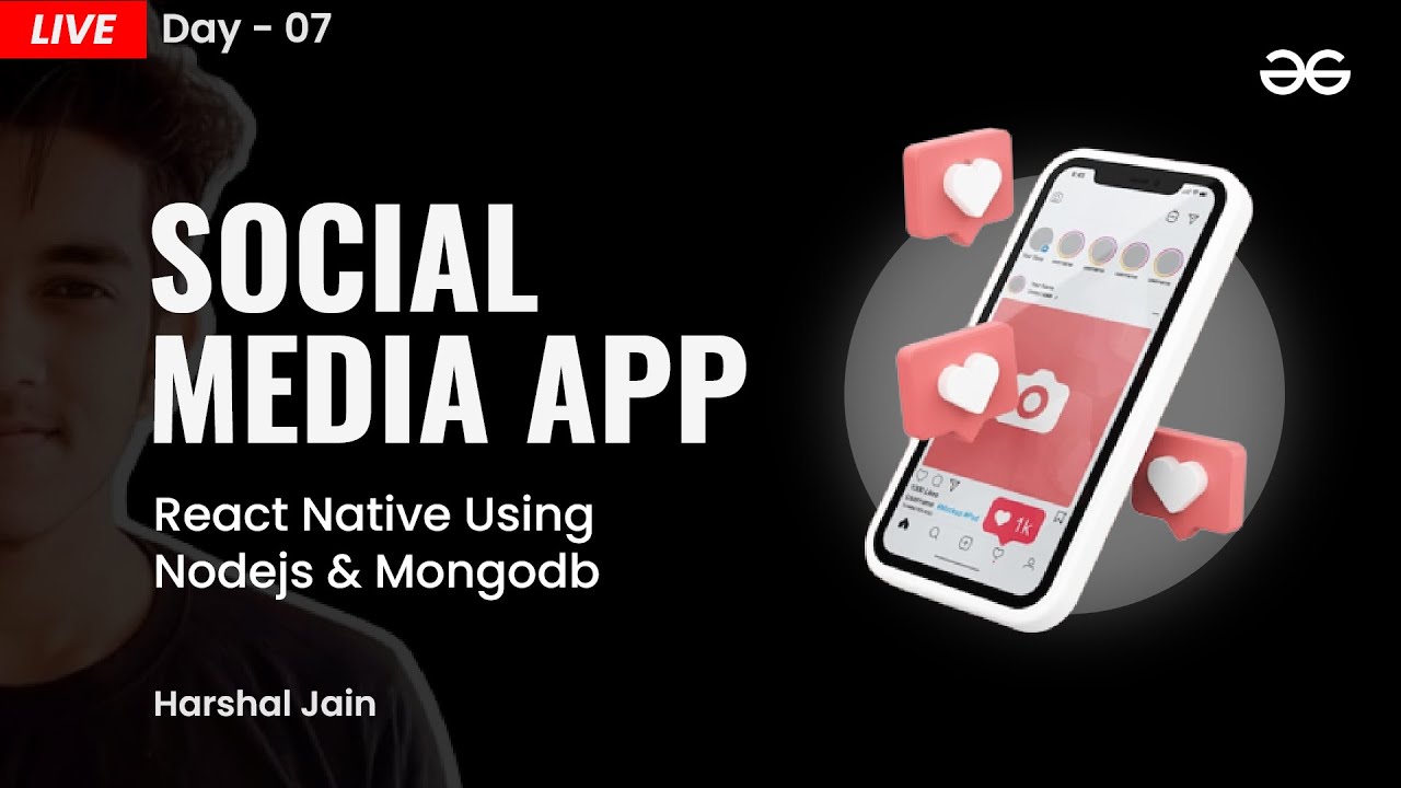 Build A Social Media App In React Native Using Nodejs And Mongodb Day 0616
