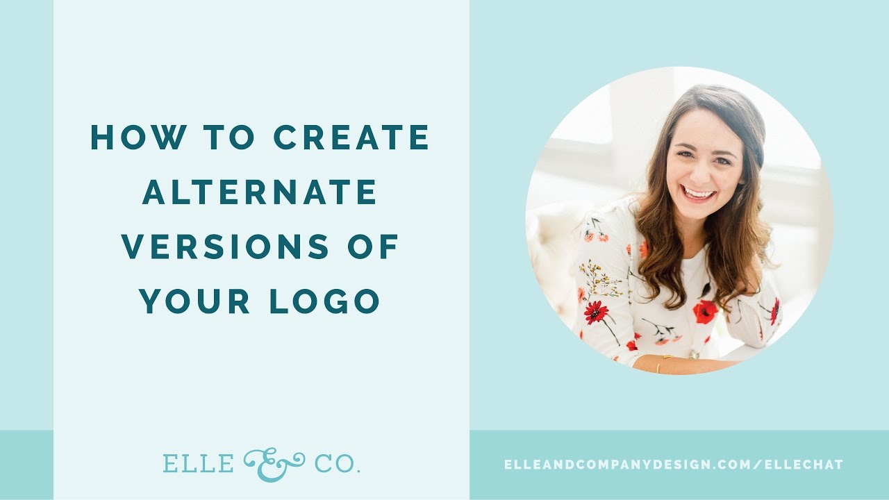 How to Create Alternate Variations of Your Logo - YouTube