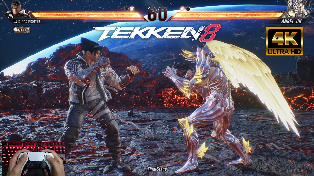 Jin vs Angel Jin (Arcade Hard) - TEKKEN 8 / 4K 60FPS - YouTube