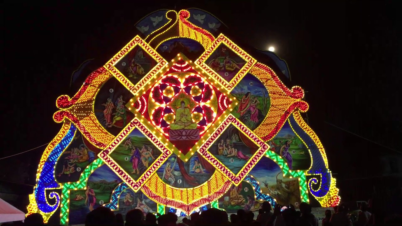 Vesak Pandals - YouTube