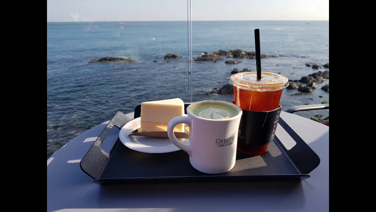부산의 흔한 카페 뷰_카페영상_Korea Ocean View Cafe In Busan - YouTube