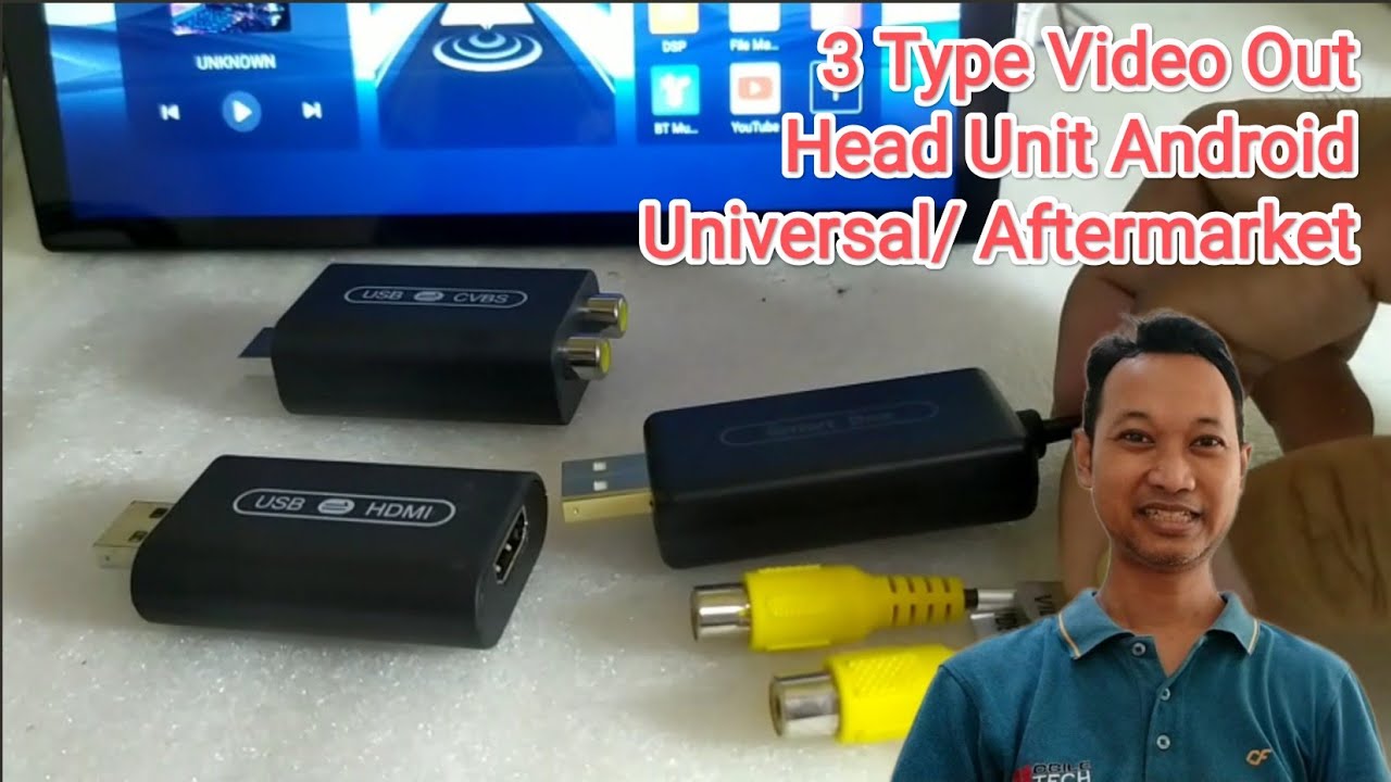 3 Type Video Out Head Unit Android Universal/ Aftermarket - YouTube