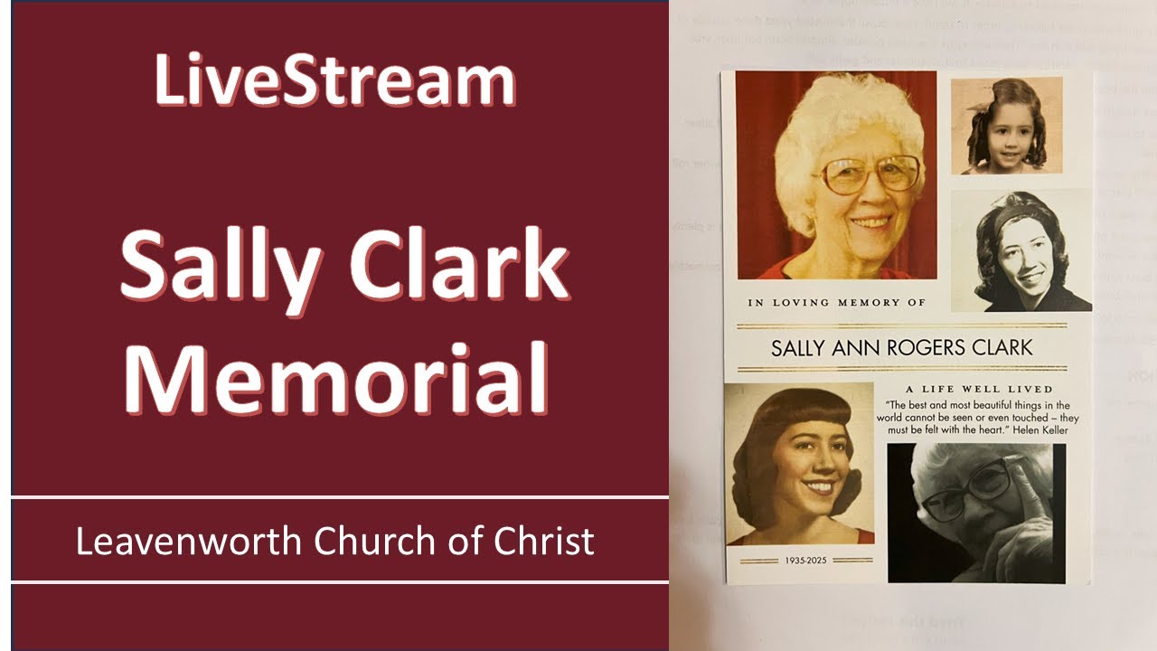 Sally Clark Memorial Live stream 04 05 2025 - YouTube