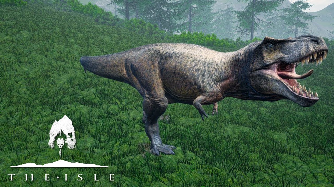 The Isle #122 - Novo Rex no The Isle, Caça ao Alossauro !!! (Gameplay ...