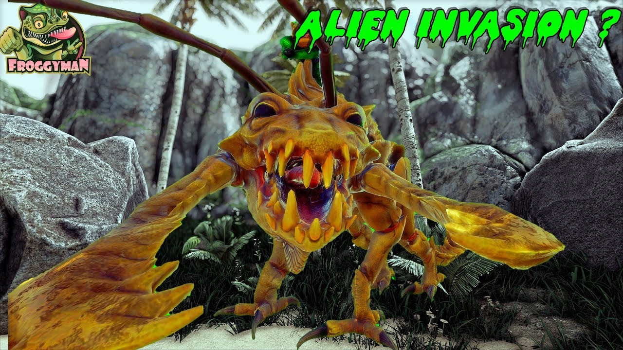 ALIEN CREATURE: ARK :(Archaic Ascension Pyria) EP 34 ARK MODDED - YouTube