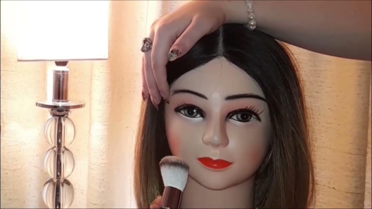 Light Touch Scalp Massage Hair Brushing Asmr Whisper Youtube