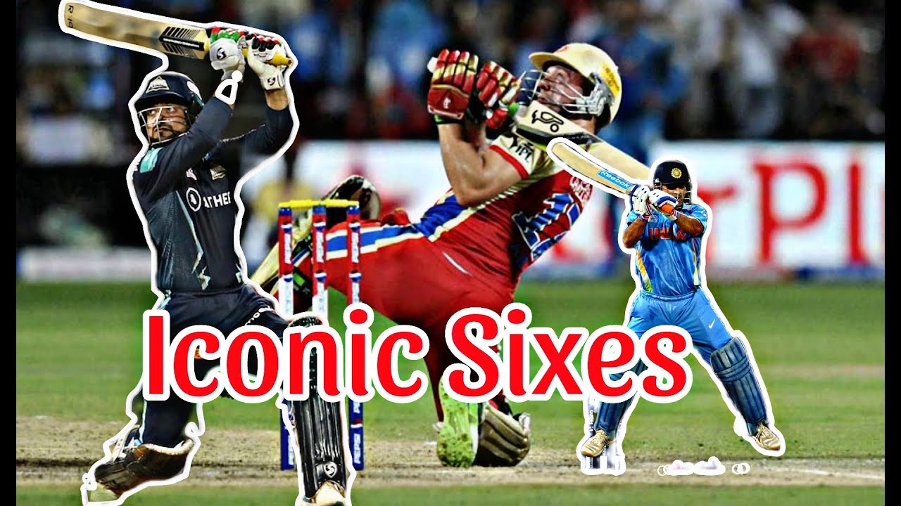 Top 10 Stylish sixes | longest sixes | iconic sixes | cricket status ...