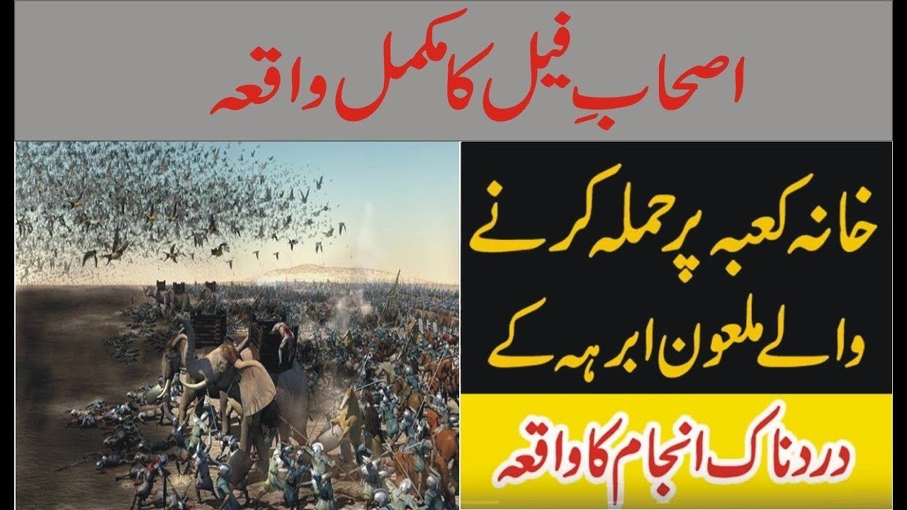 Ashab e Feel | Story of Abraha | Lashkar e Ababeel ka waqia - YouTube