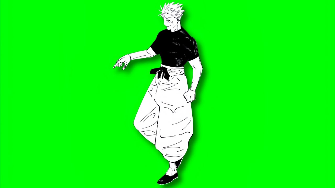 GOJO GREEN SCREEN ANIMATION (JJK) LEVEL UP YOUR VIDEO'S - YouTube