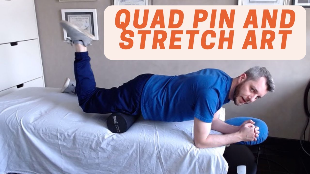 Quad pin and stretch art - YouTube