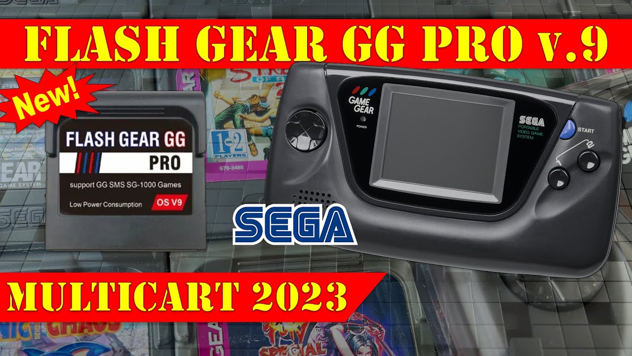 Flash Gear GG PRO: multicart 3in1 per SEGA Game Gear. - YouTube