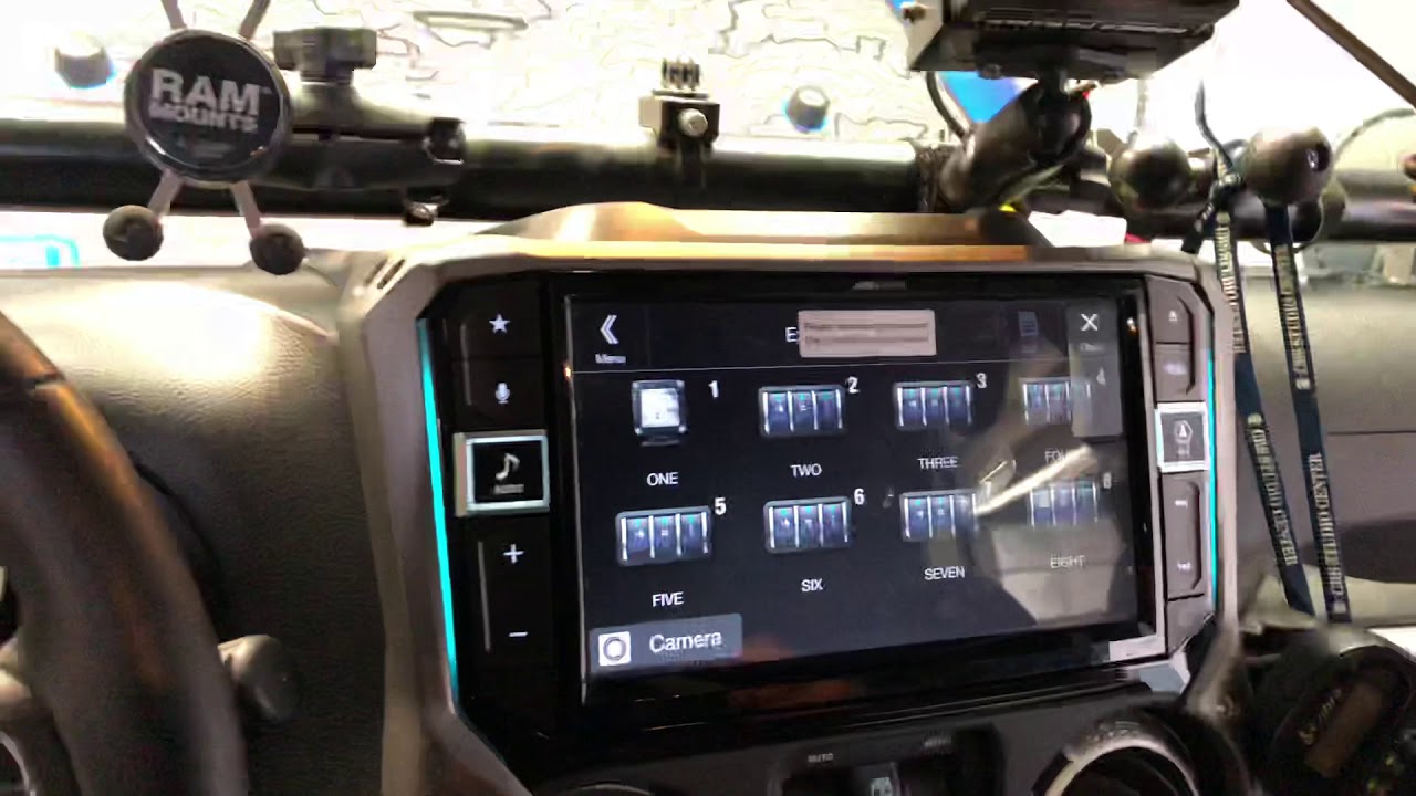 ALPINE X209-WRA-OR ON A JEEP/ KAC-001/ KCX-C250MC - YouTube