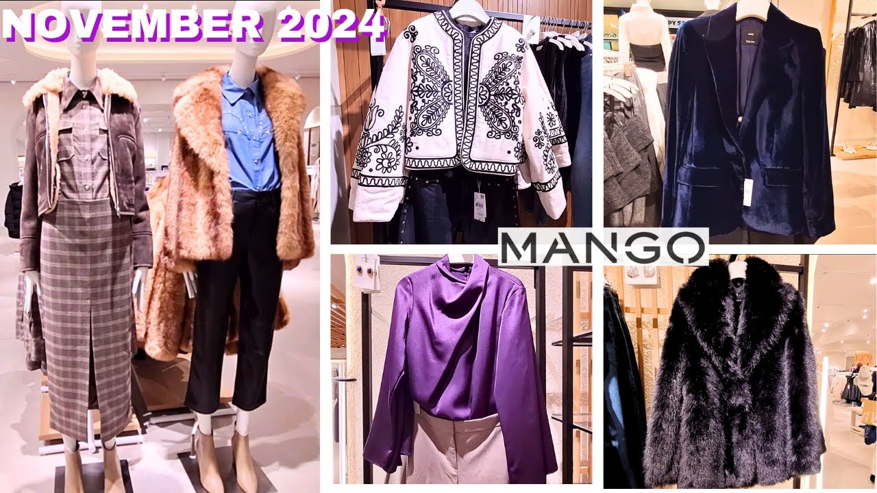 MANGO NEW FALL - WINTER 2024 Collection / NOVEMBER 2024 with PRICES # ...