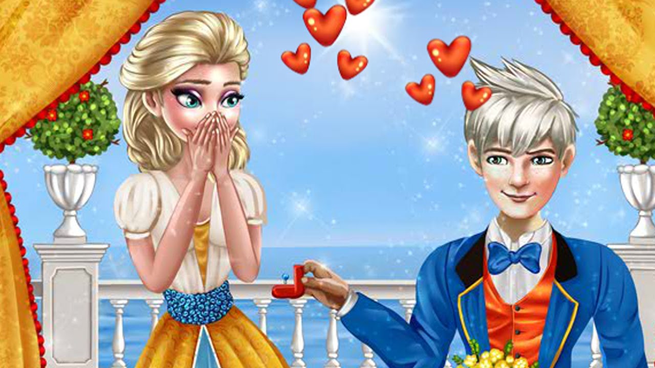 ღ Princess Elsa Frozen & Jack Frost Perfect Date (Cute Baby Games ...