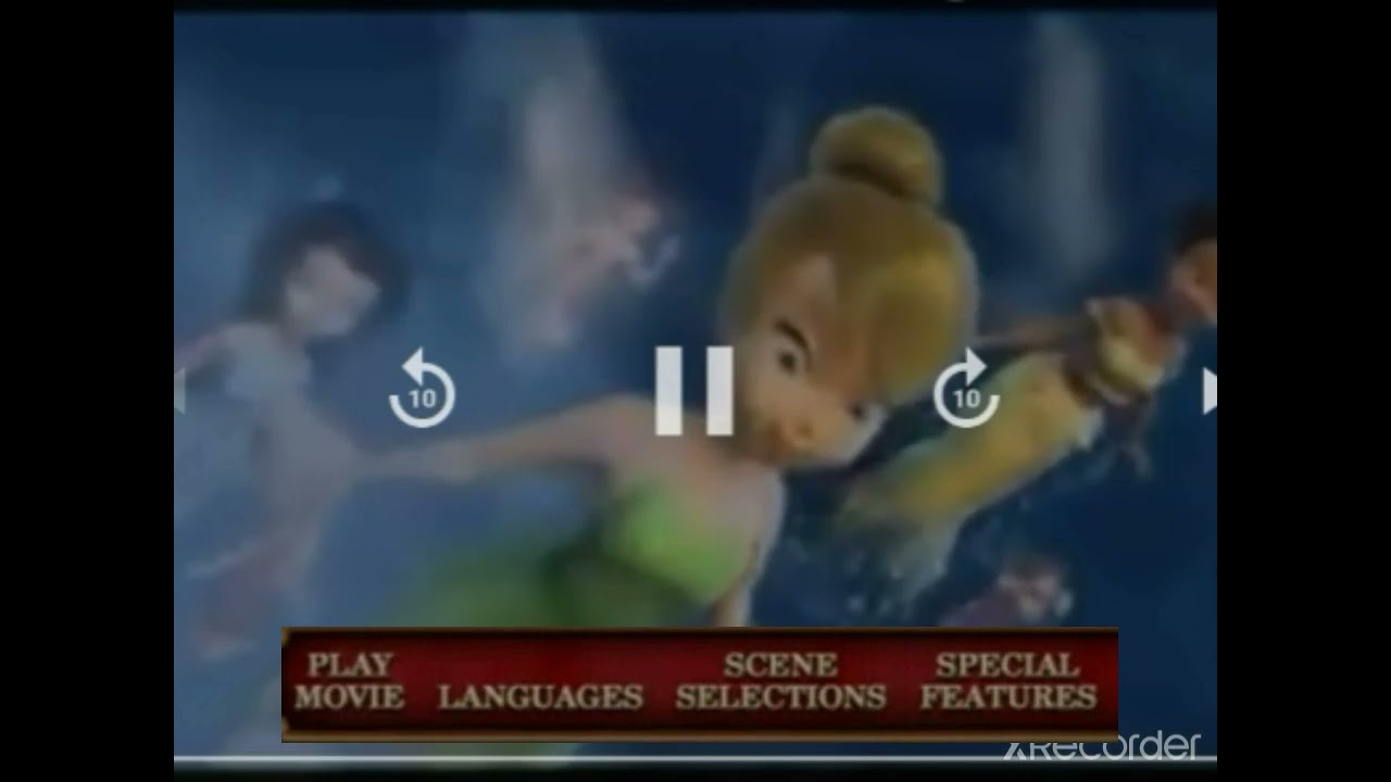 Disney Tinker Bell 2004 DVD Menu Walkthrough - YouTube
