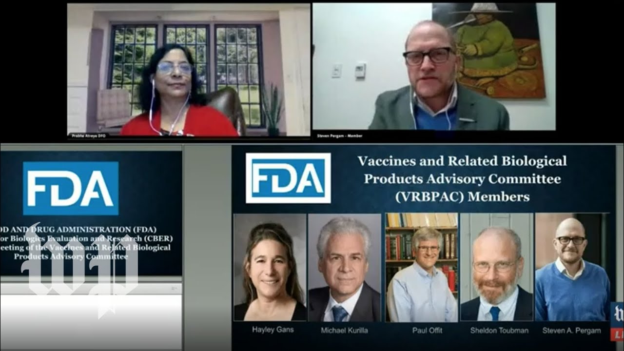 WATCH: FDA committee reviews Moderna coronavirus vaccine for ...