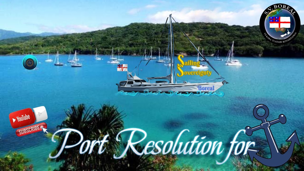 #14 No anchorage here so were heading to Port Resolution 13sept23 - YouTube