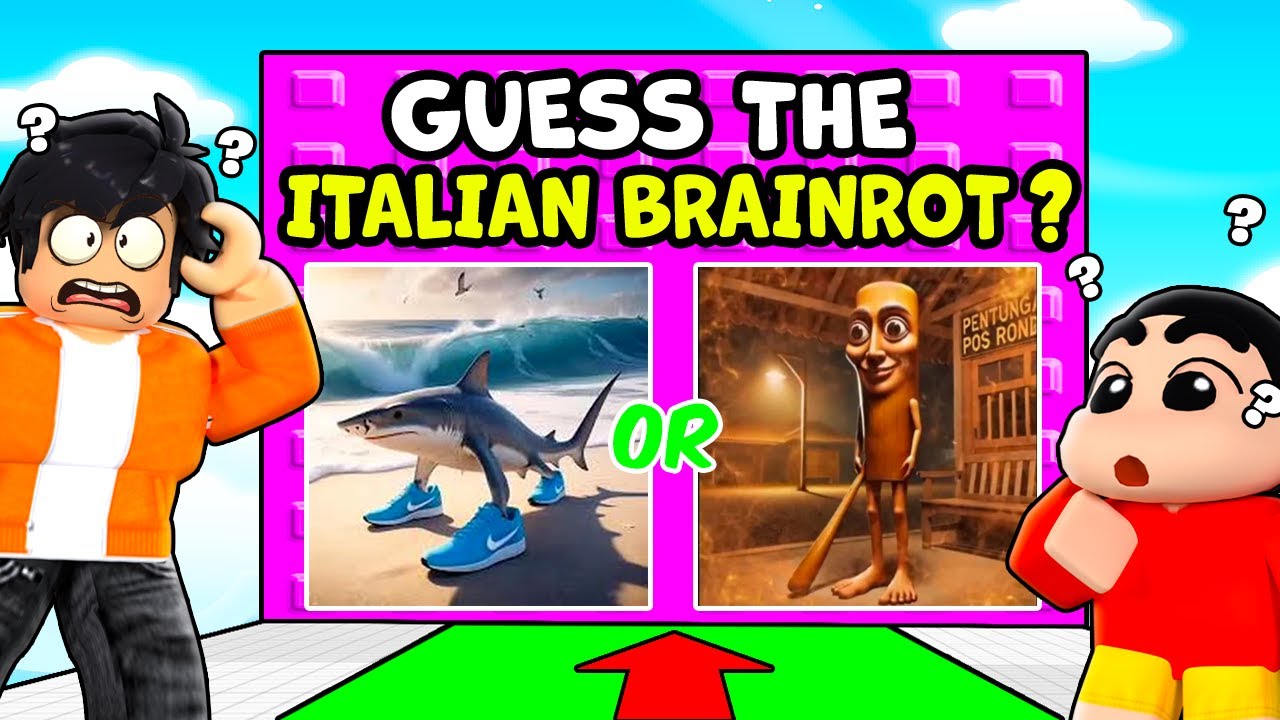 Guess The ITALIAN BRAINROT AI Animals Challenge with Shinchan - YouTube