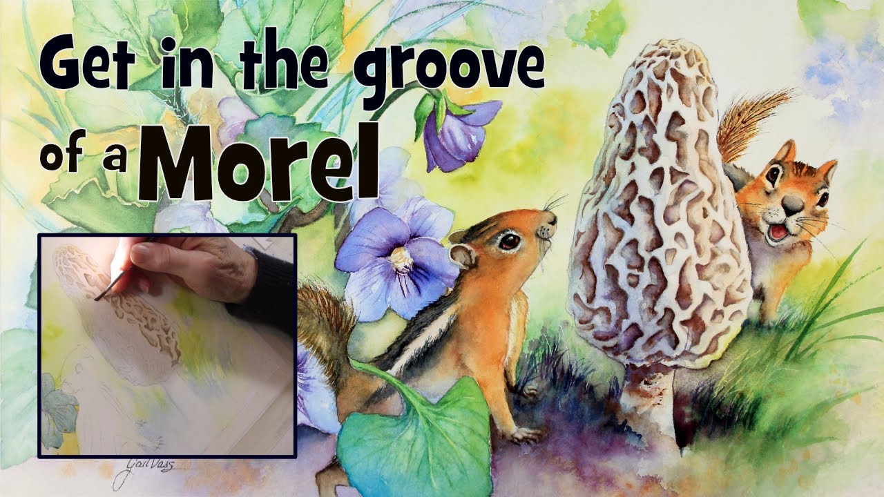 Paint a Morel Mushroom! - YouTube